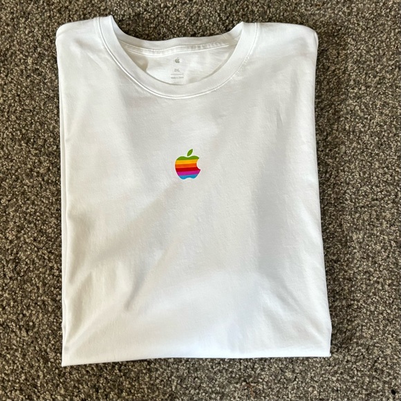 Apple | Shirts | Pride Rainbow Apple Campus Park Visitor Centert Shirt ...